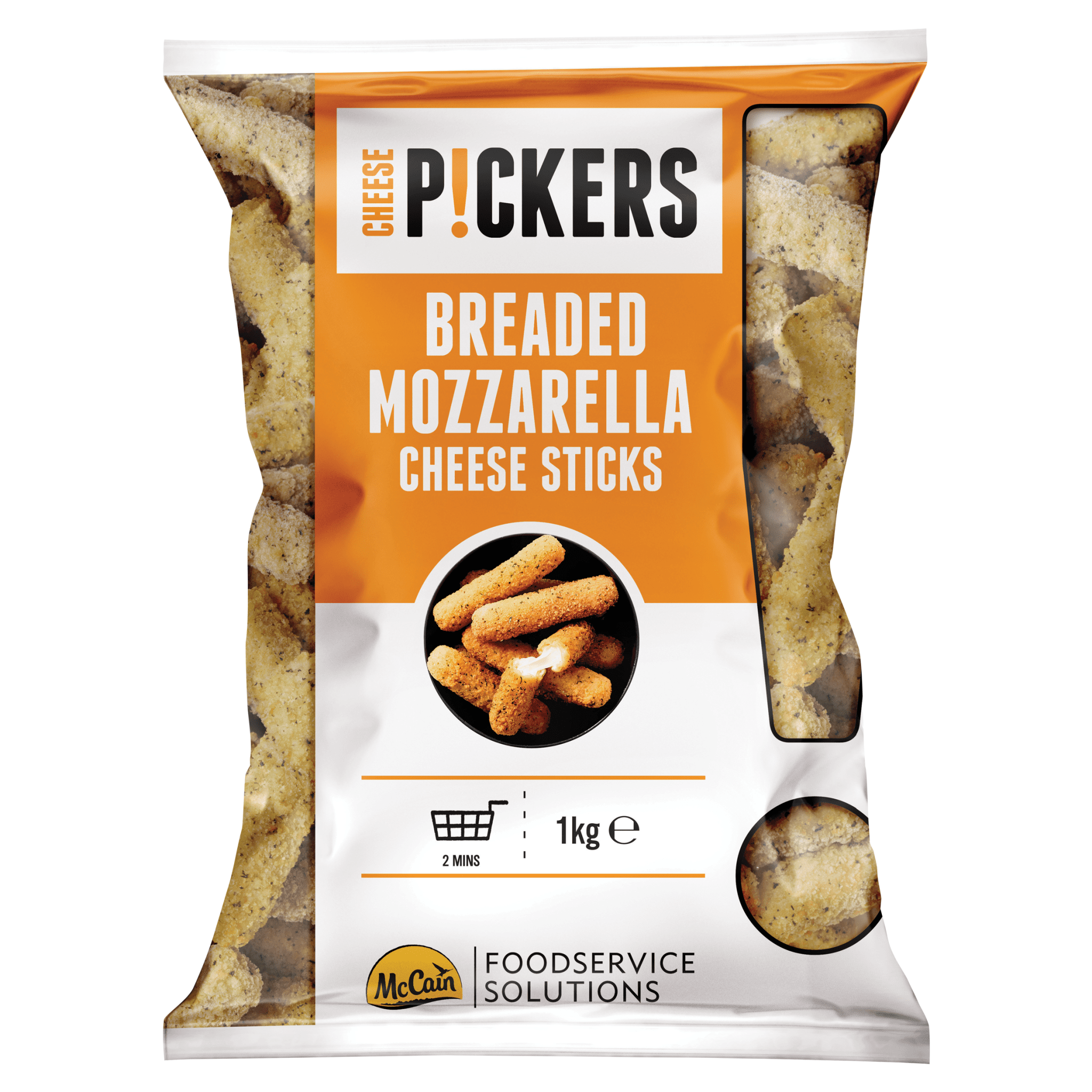 McCain Breaded Mozzarella Sticks 6 x 1kg BOX - ELC UK LTD