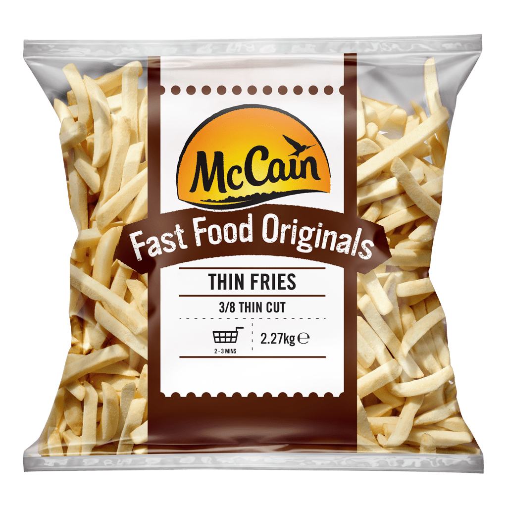 McCain Thin Cut Fries FastFood Original (3/8) - ELC UK LTD