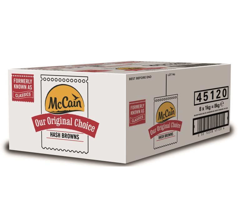 McCain Hash Browns 8kg - Box - ELC UK LTD
