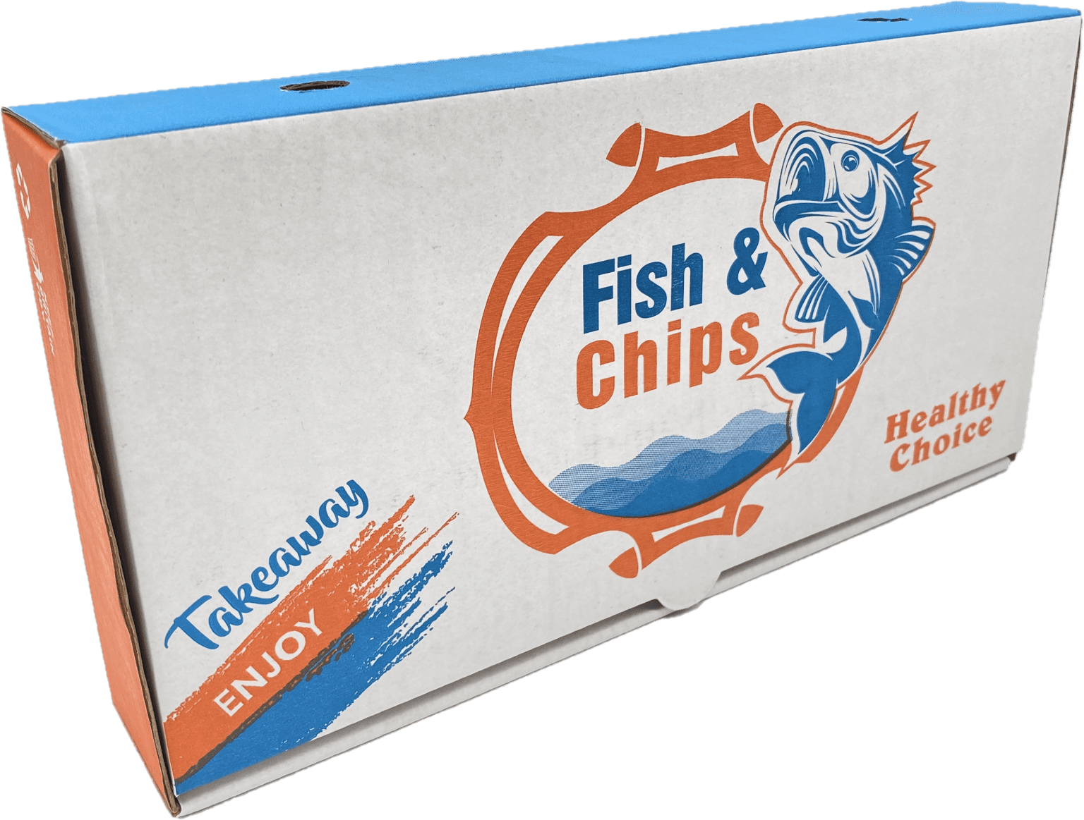 Fish & Chip Boxes 12" (100) - ELC UK LTD